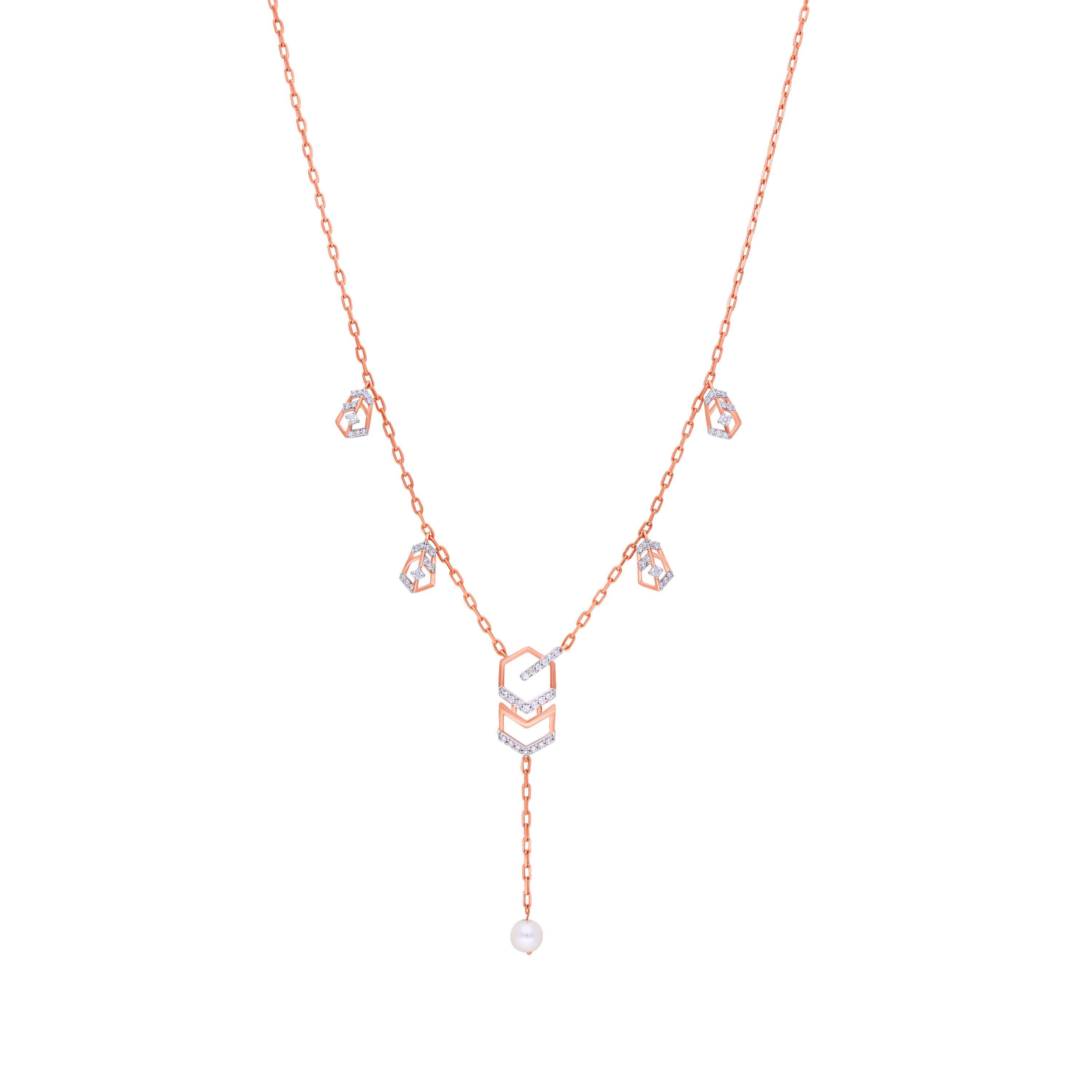 Radiant 18KT Diamond Necklace