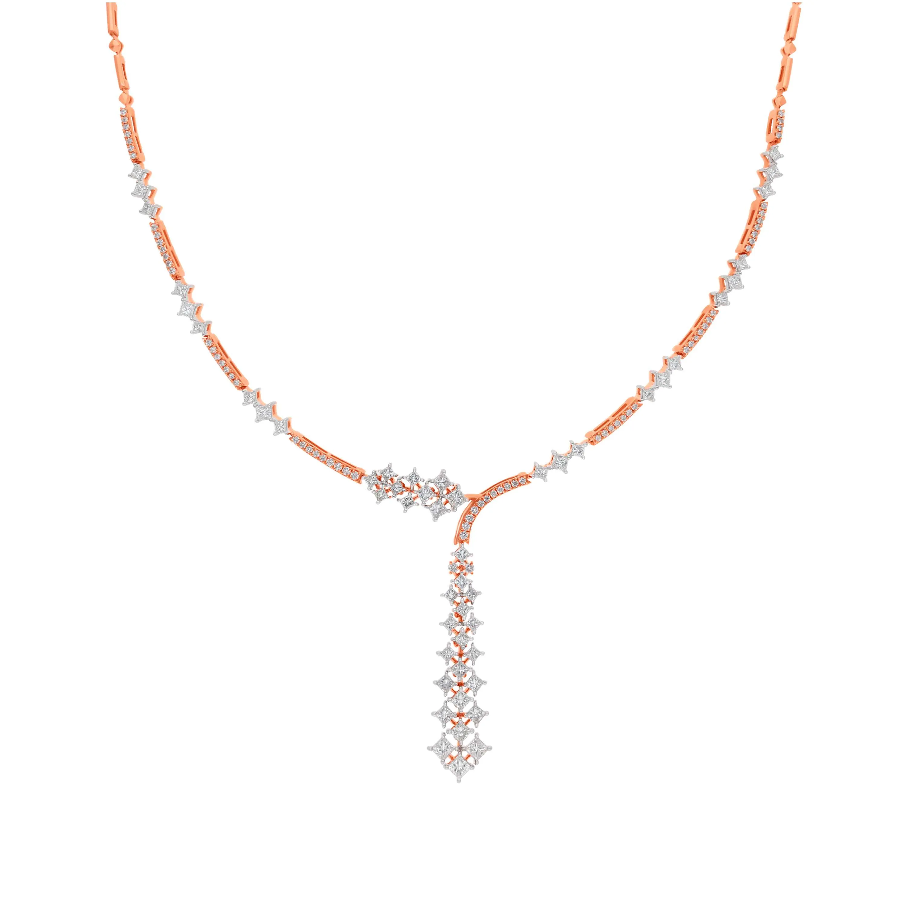 Exceptional One Of A Kind 18KT Diamond Necklace