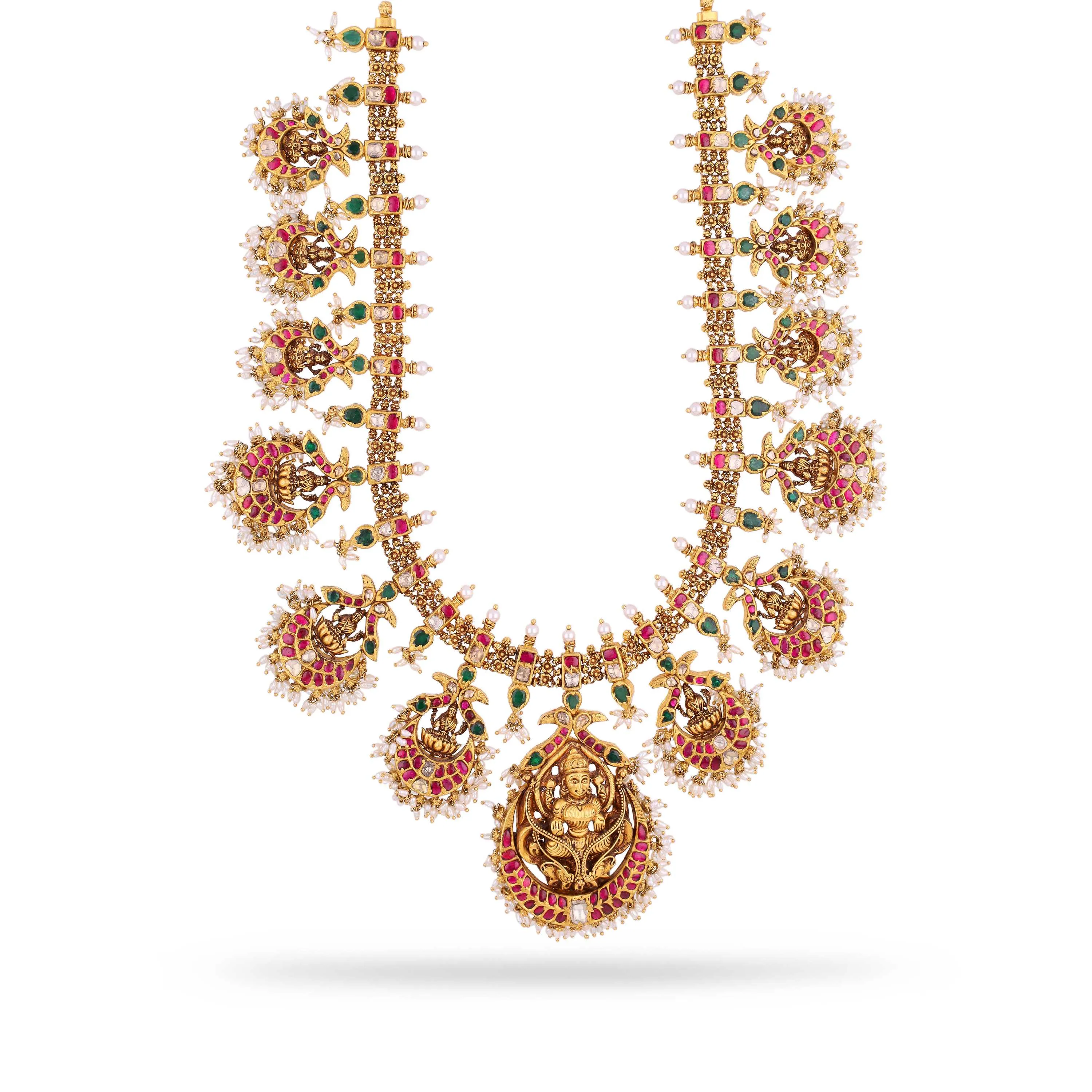 Specially Crafted And Antique Finished 22KT Gold Fancy Chain