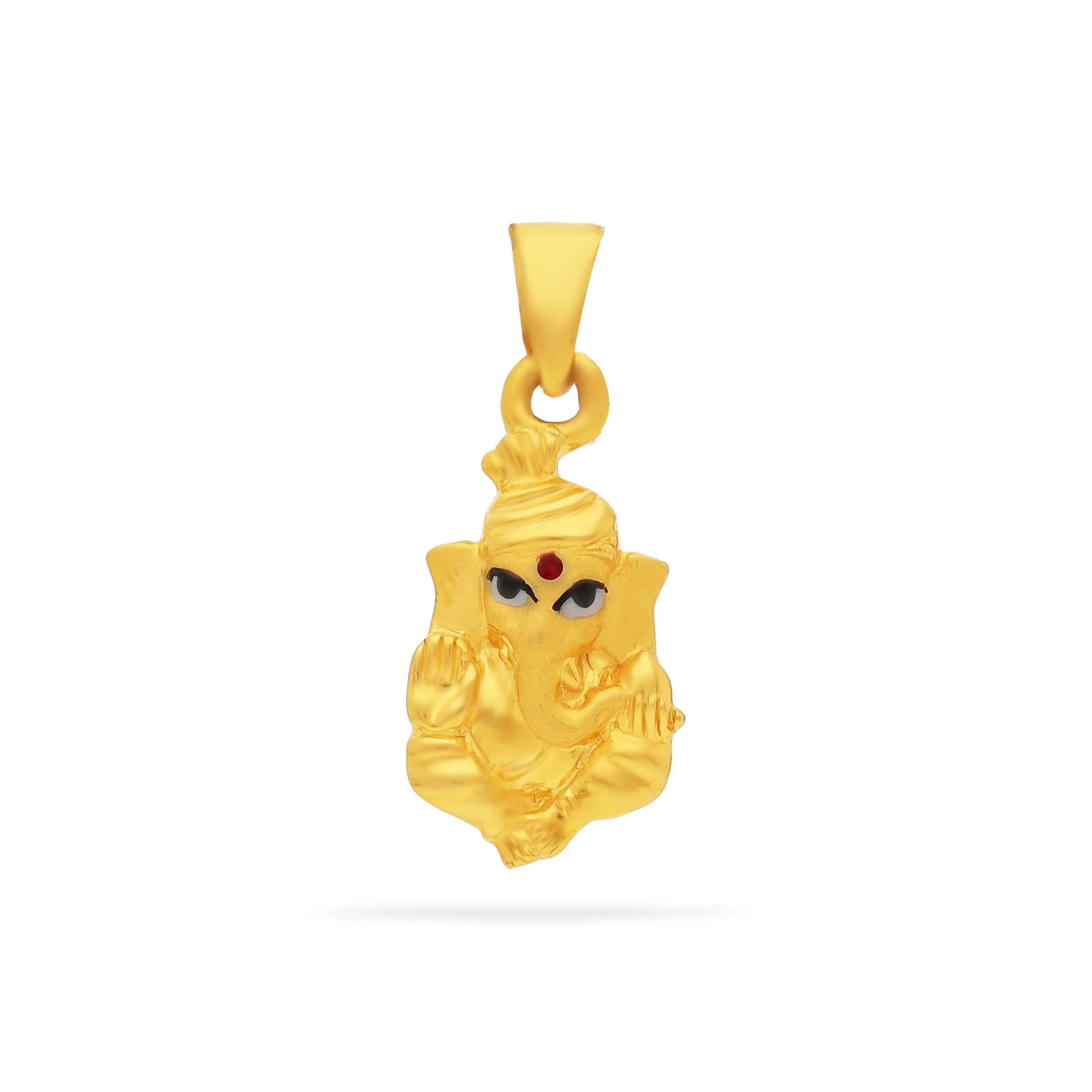 Finely Detailed 22KT Gold Ganesha Locket