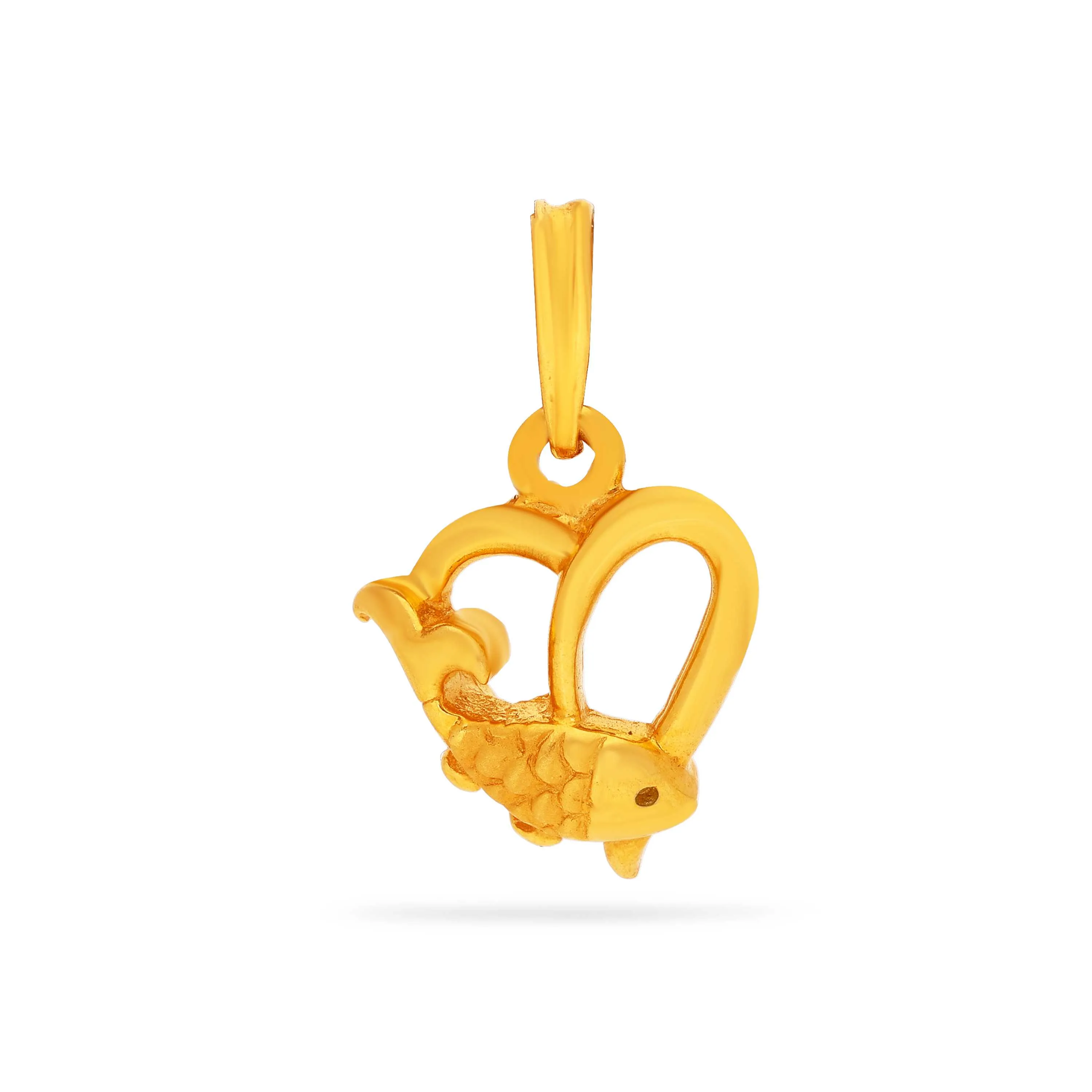 Matte Finished And Detailed 22KT Gold Locket