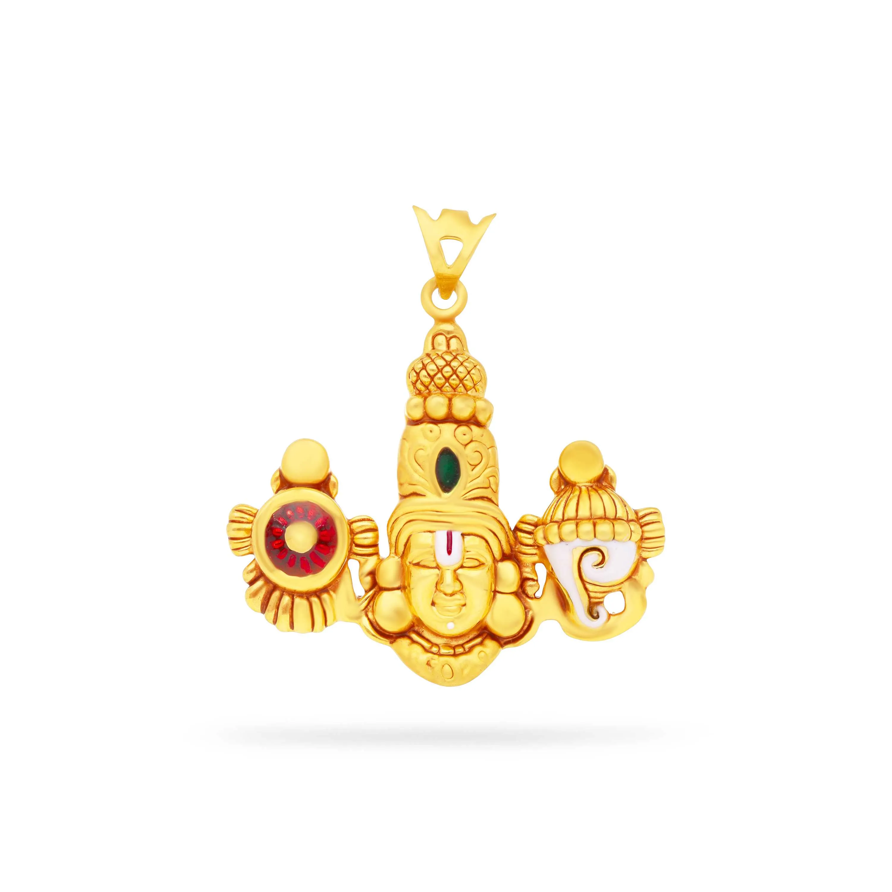 Divinely Detailed And Crafted Lord Balaji 22KT Gold Locket