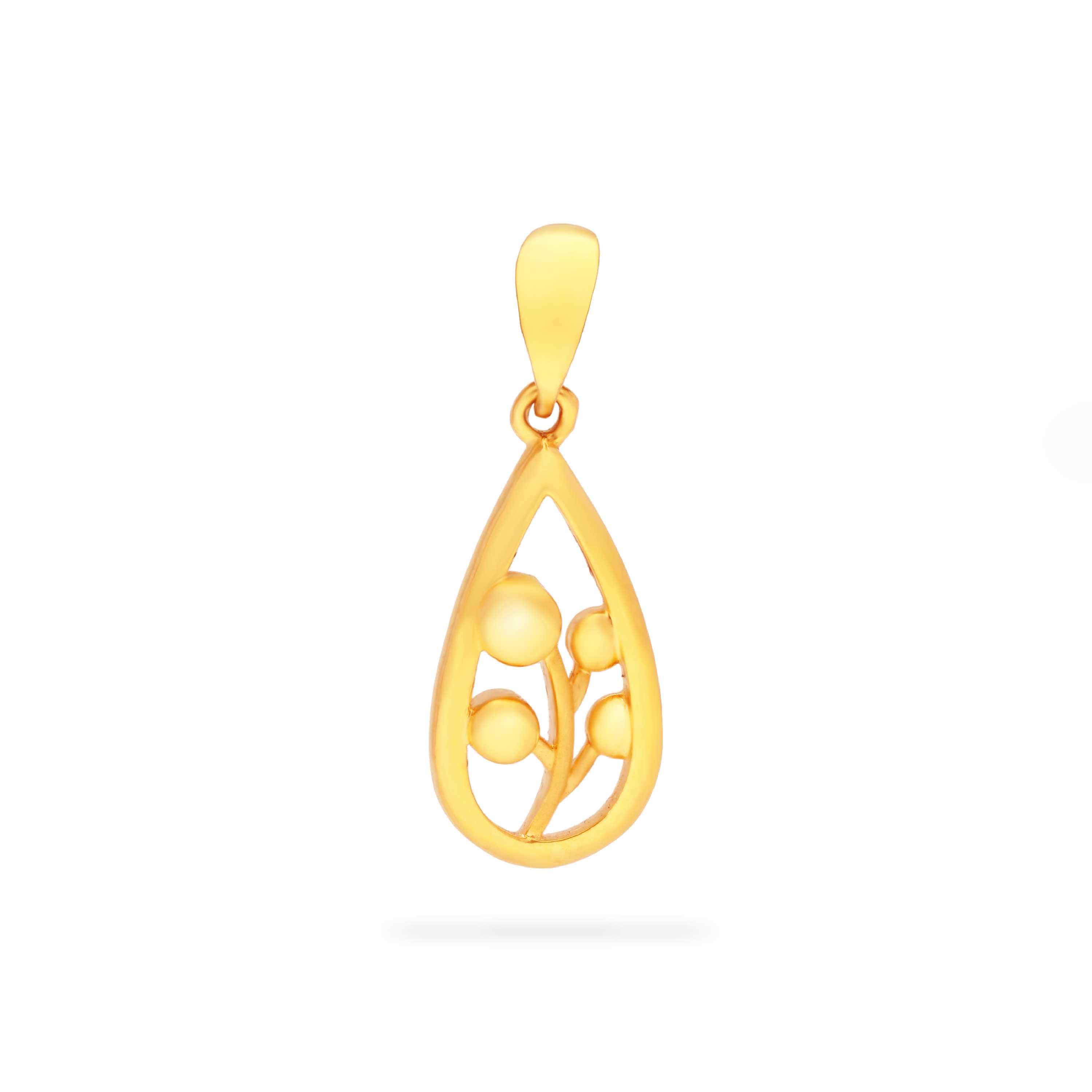 Premium Matte Finished And Detailed 22KT Gold Locket