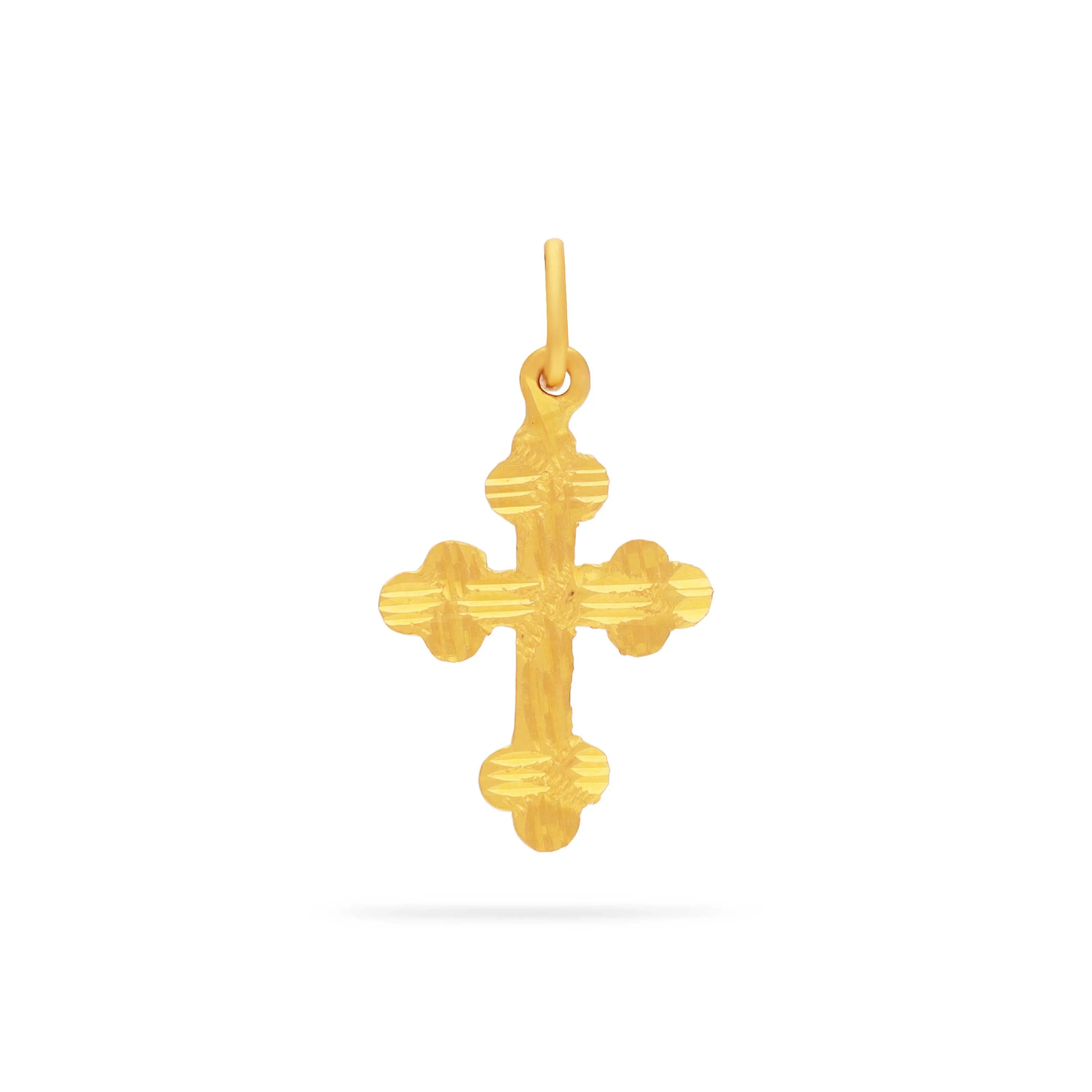 Divinely Detailed And Crafted 22KT Gold Holy Cross Locket