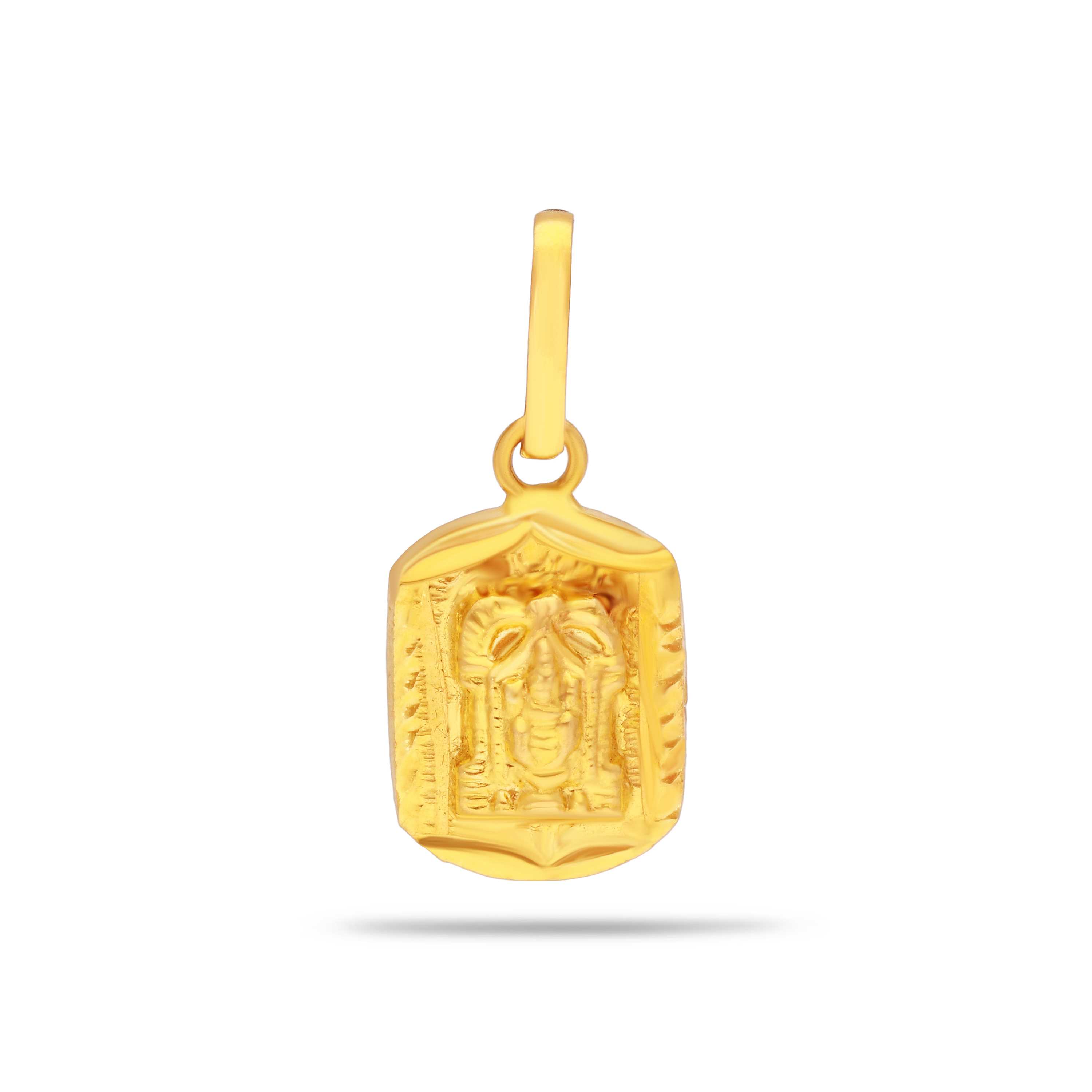 Divinely Detailed And Crafted Lord Balaji 22KT Gold Locket