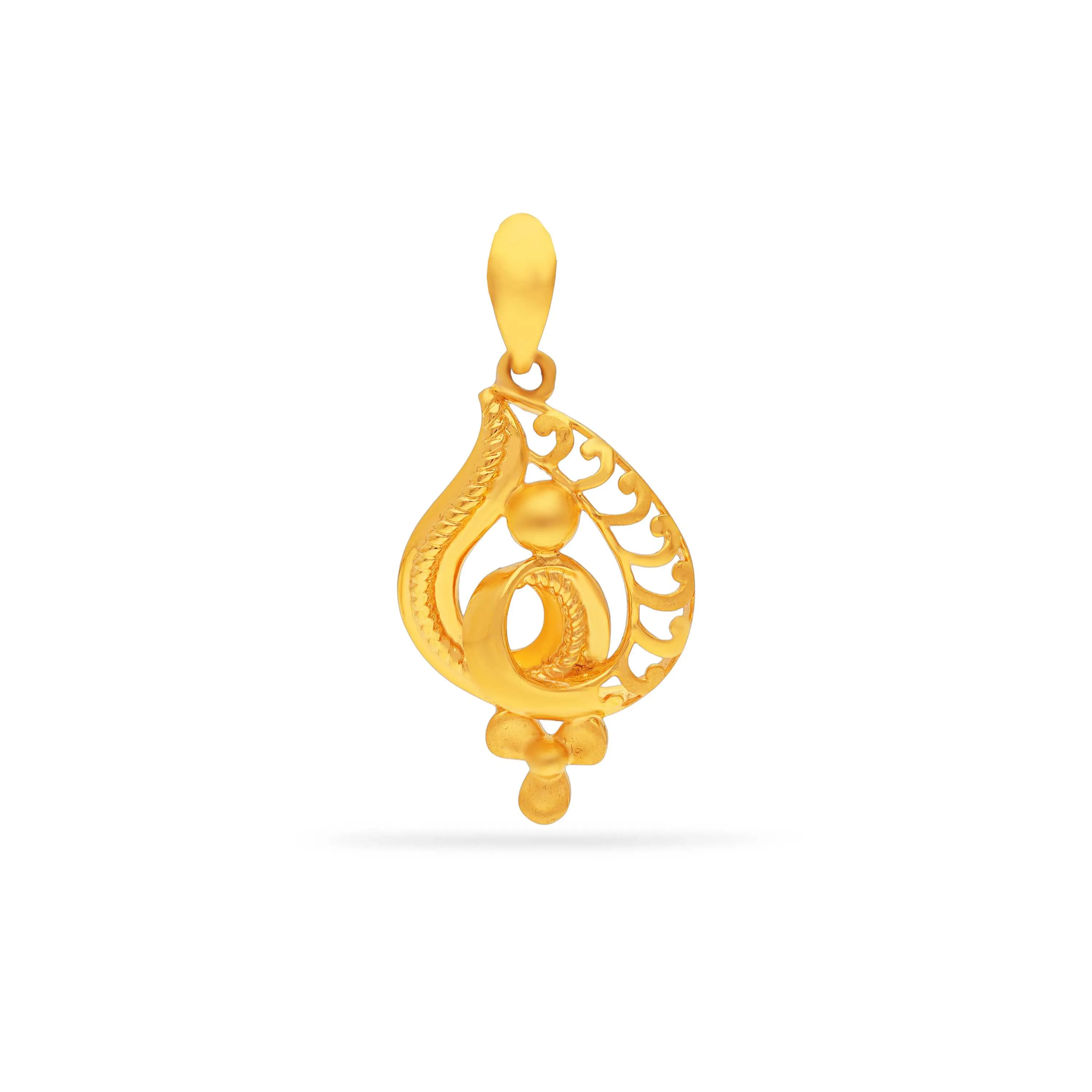 Premium Matte Finished And Detailed 22KT Gold Locket