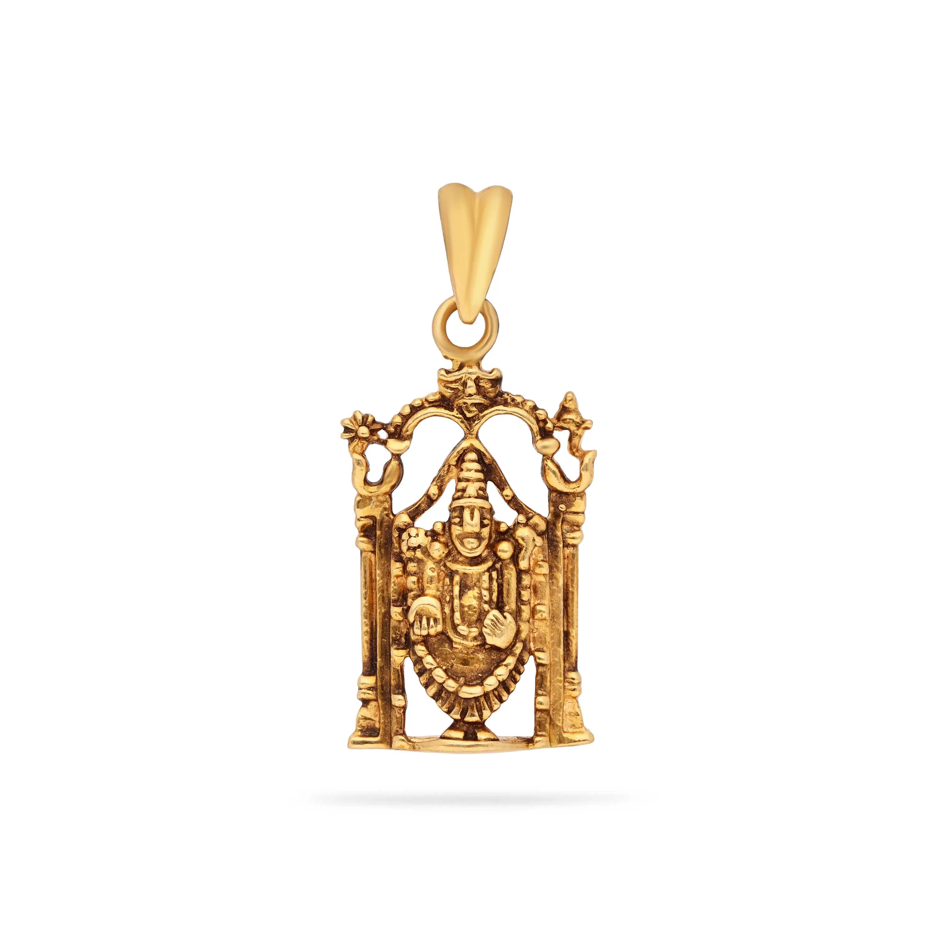 Divinely Detailed And Crafted 22KT Gold Lord Balaji Locket