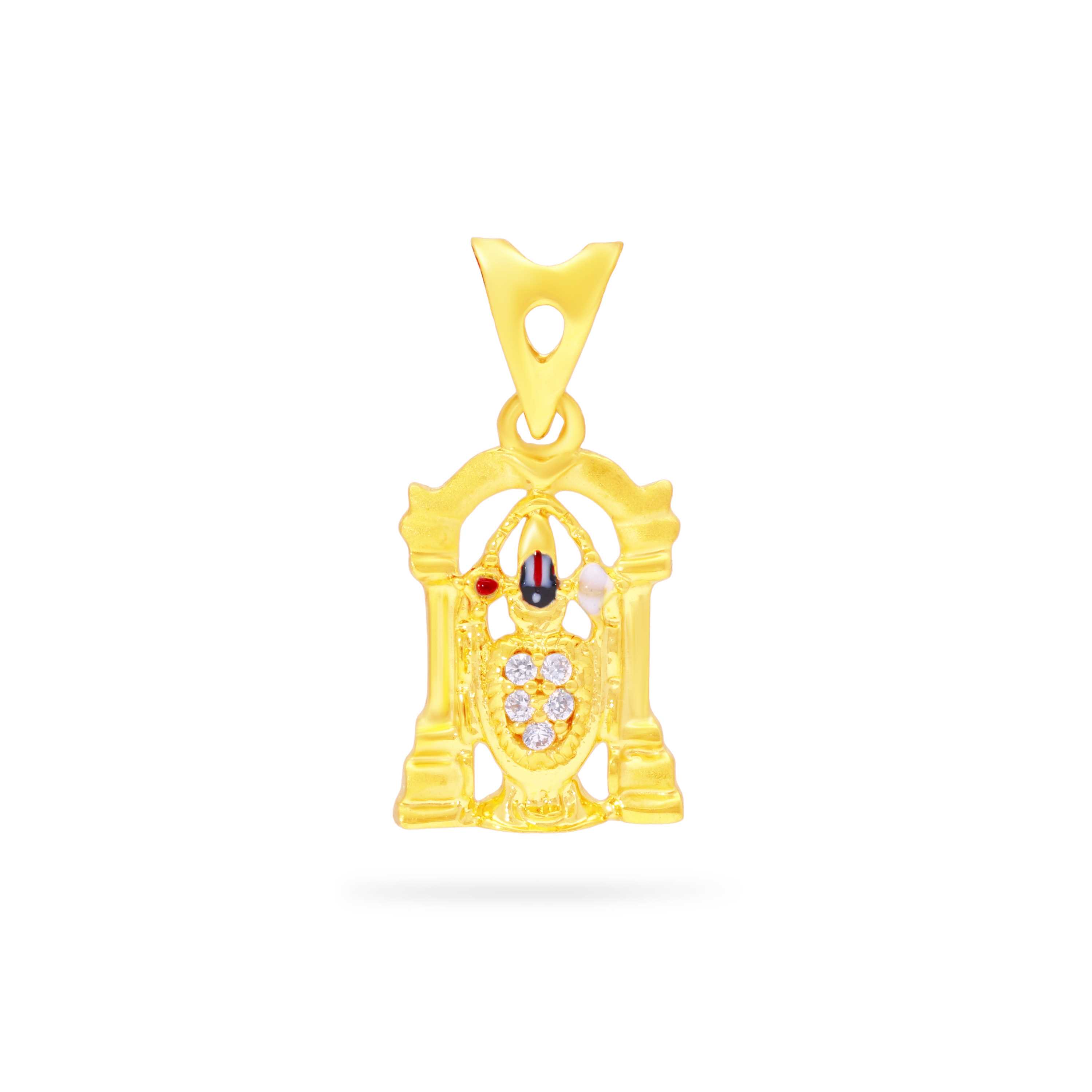 Traditionally Crafted 22KT Gold Balaji Locket
