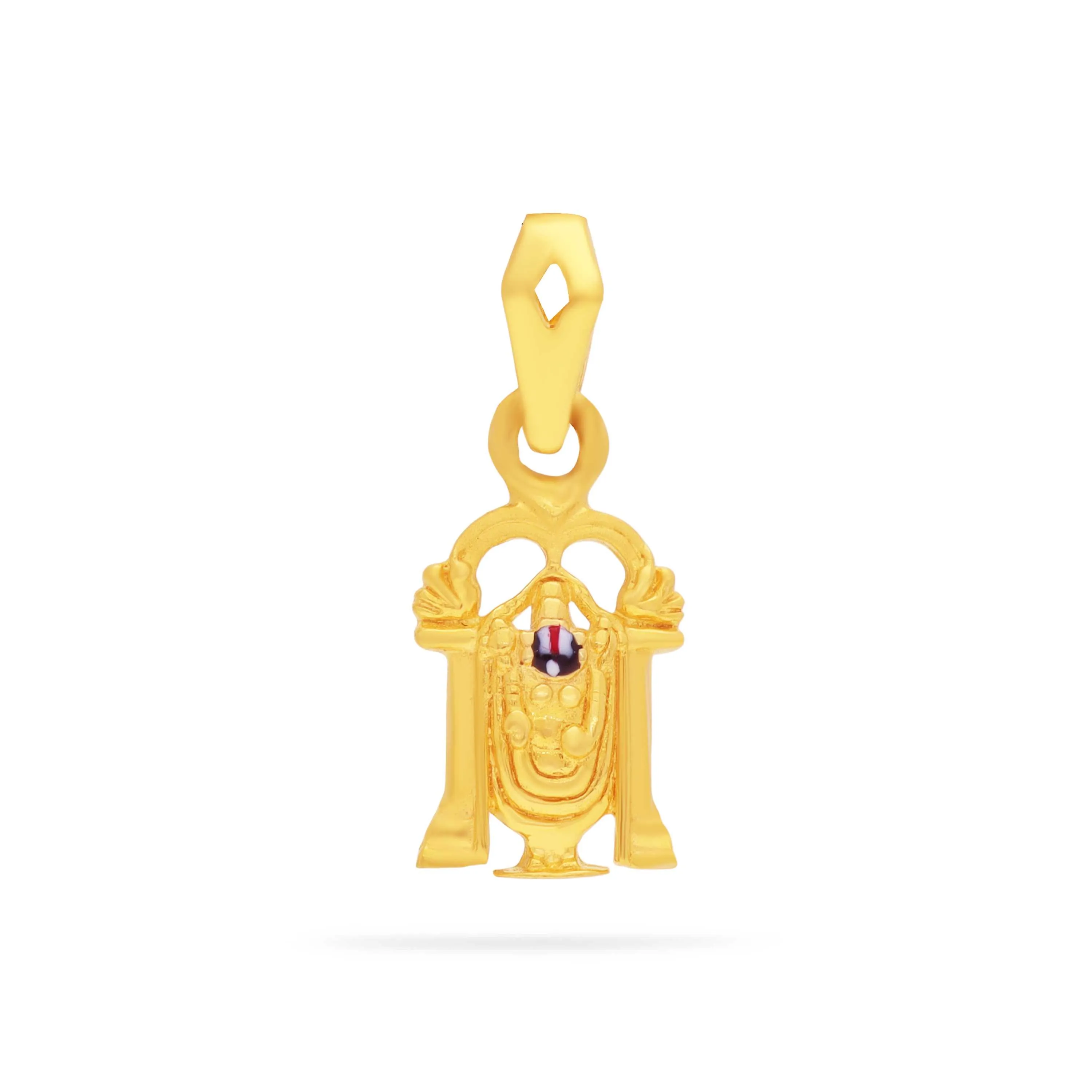 Classic Matte Finished And Detailed Lord Balaji 22KT Gold Locket