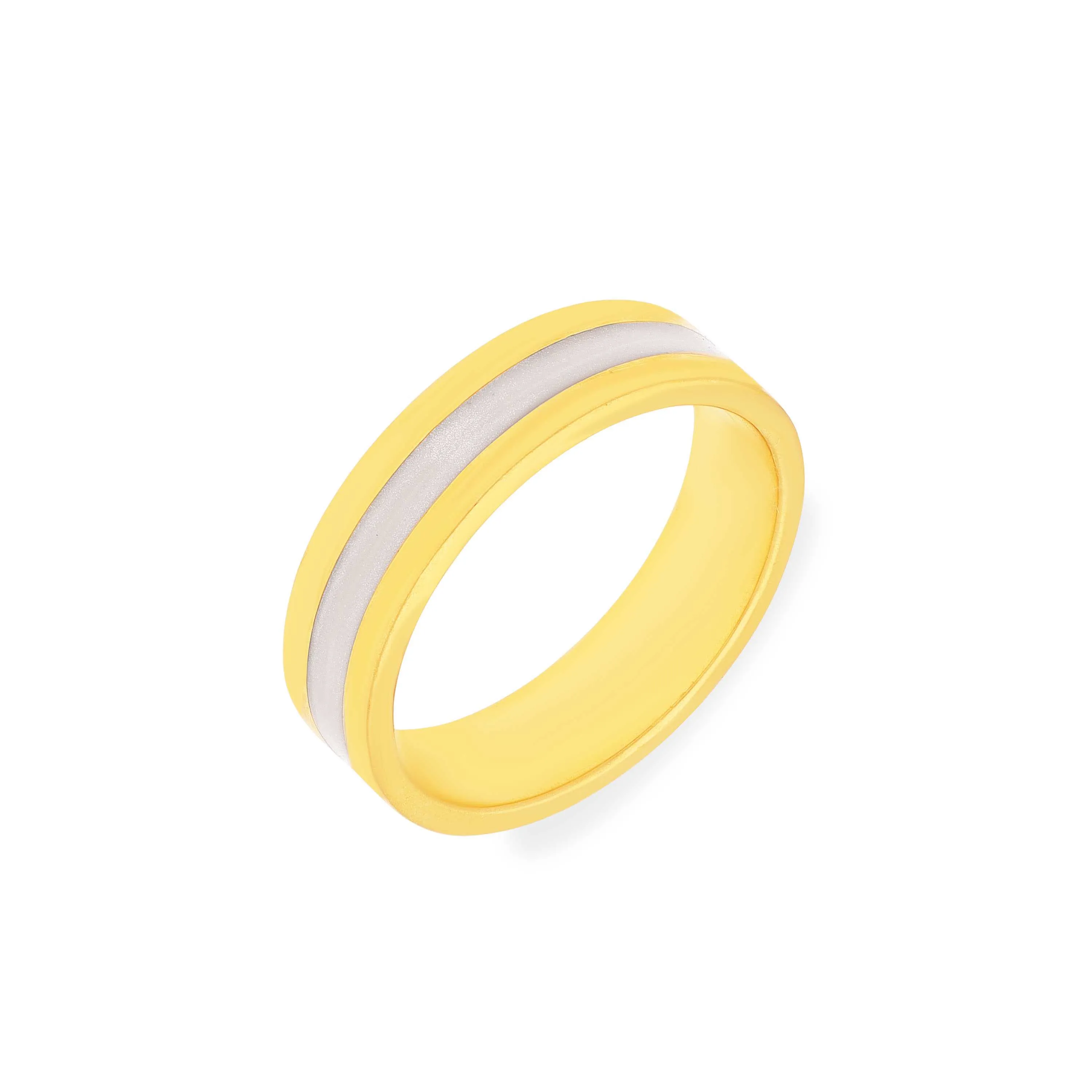 Specially Crafted And Enamel Worked 22KT Gold Ring For Women